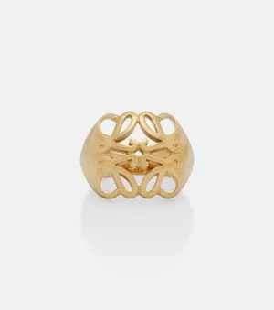 Loewe Anagram Bombé Ring - Gold