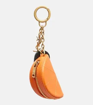 Saint Laurent Leather Keychain