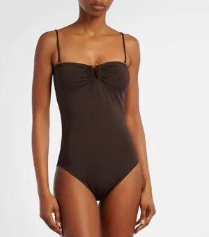 NILI LOTAN Gathered One-piece Swimsuit