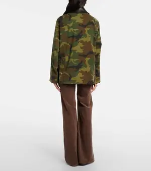 NILI LOTAN Florence Bootcut Corduroy Pants - Brown