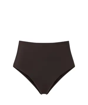 NILI LOTAN High-rise Bikini Bottoms - Brown