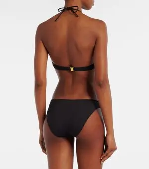 NILI LOTAN Low-rise Bikini Bottoms - Black