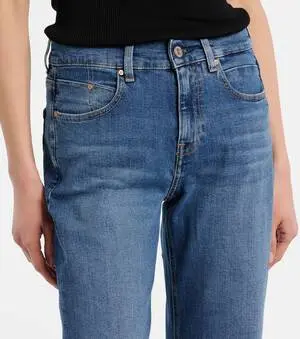Ag Florence Cropped Straight Jeans