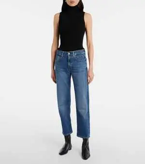 Ag Florence Cropped Straight Jeans