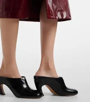 Le Monde Beryl Mica 80 Leather Mules