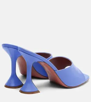 Amina Muaddi Lupita 95 Leather Mules