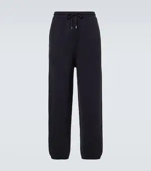 Jacquemus Torneo Cotton Jersey Sweatpants Blue