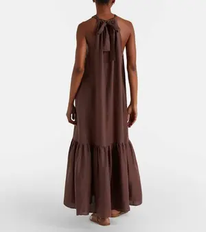 Asceno Linen Maxi Dress