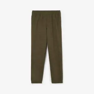 Burberry Landscape Label Cotton Jogging Pants - Thorn Green Melange