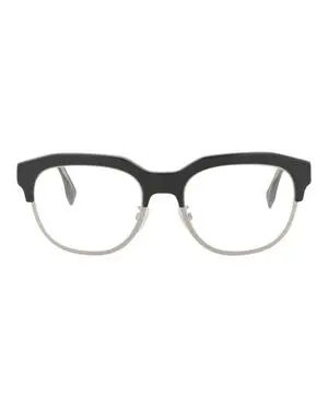 Fendi Round-frame Acetate Optical Frames - Grey Grey Transparent (fe50068u/52/020)
