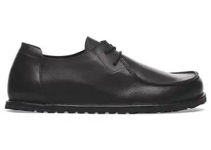 BIRKENSTOCK Utti Lace Leather Shoes - Black