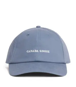 Canada Goose Logo Baseball Cap - Blue