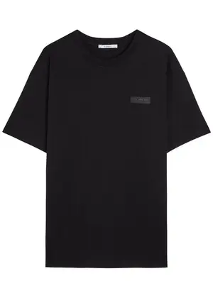 Givenchy Logo-appliquéd Cotton T-shirt - Black