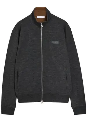 Givenchy Logo-appliquéd Wool-blend Track Jacket