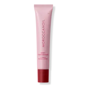 MOROCCANOIL Lip Balm – Hydrating Argan Butter + Peptide Lip Treatment - Berry Pomegranate
