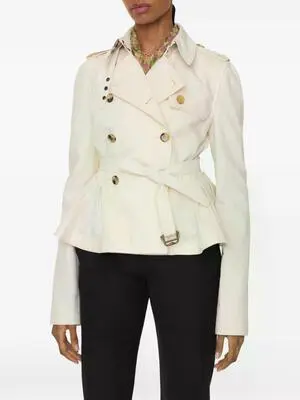 Burberry Double Breasted Jackets For Women