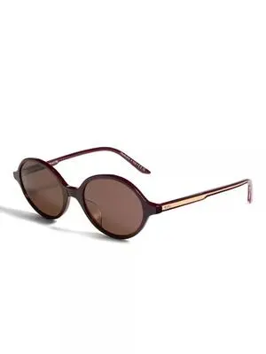Khaite Oval Frame Sunglasses