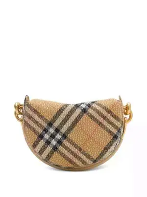 Burberry Check Rhinestone Bridle Clutch