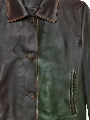STUDIO AR Cropped Leather Jacket