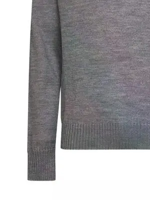 JIL SANDER Monogram-embroidered Crew-neck Sweater
