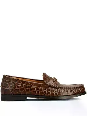 TOD'S Leather-embossed Loafers