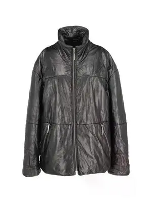 Women's Leather Puffer