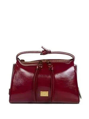 Dolce & Gabbana Mini Vittoria Leather Tote - Red