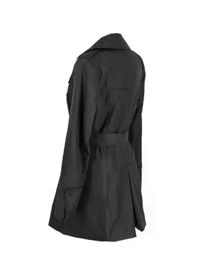 GILLES DUFOUR Double-breasted Belted Trench Coat