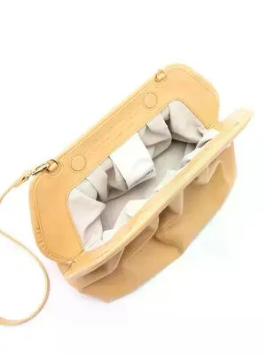 THEMOIRE Bios Gathered Clutch Bag - Neutrals