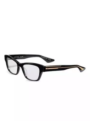 Khaite Rectangle Stripe Eyeglasses