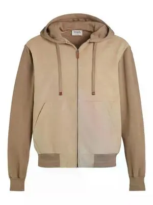 TOD'S Hooded Zip-up Bomber Jacket