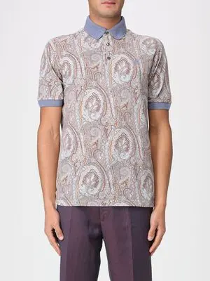 Etro Color Blocked Polos For Men