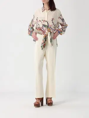 Etro Wide Leg Trousers - White