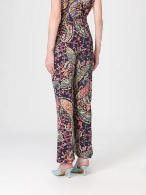Etro Printed Wide Leg Trousers