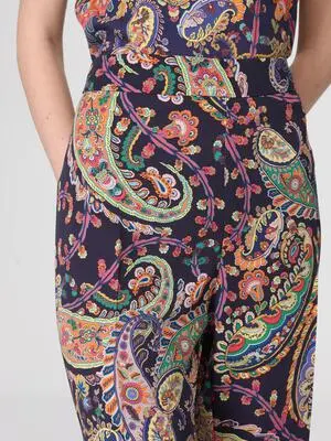 Etro Paisley Print Trousers - Multicolor