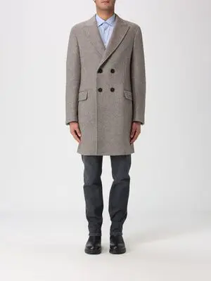 Zegna Double-breasted Coat - Brown