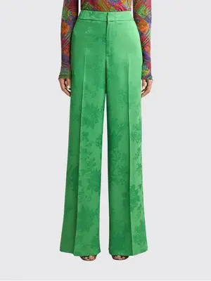 Green Wide Leg Trousers