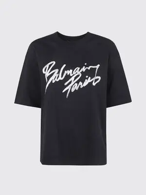 Balmain Logo T-shirt - Black