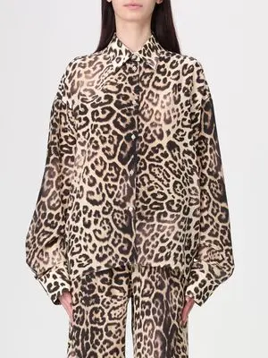Ermanno Scervino Leopard Print Shirt