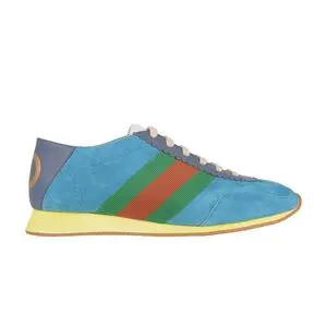 Gucci Rocket Suede Low Sneakers - Blue