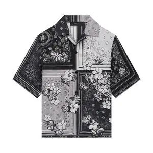Amiri Bandana Floral Bowling Shirt
