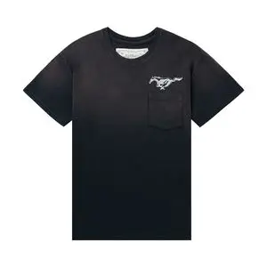 ONE OF THESE DAYS Mustang Cross Tee - Black