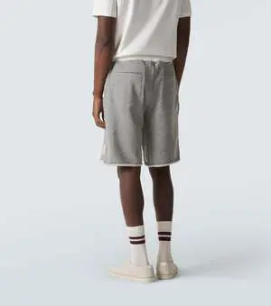 Brunello Cucinelli Cotton And Linen Jersey Shorts
