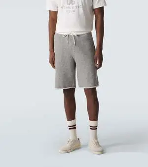 Brunello Cucinelli Cotton And Linen Jersey Shorts