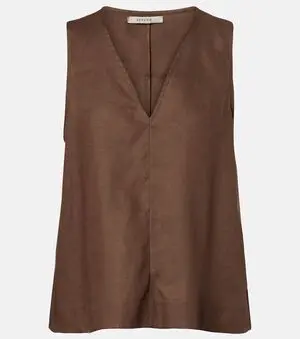 Asceno Linen Top