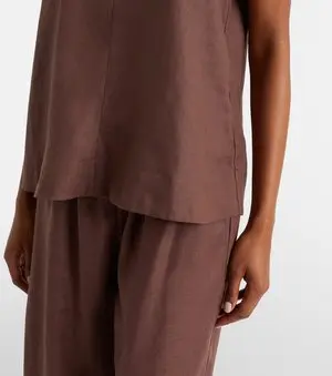 Asceno Linen Top