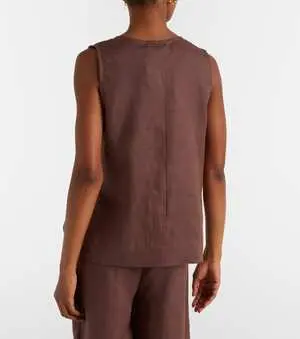 Asceno Linen Top