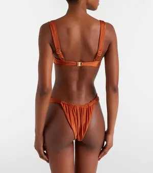 Faithfull The Brand Sol Bikini Top - Orange