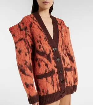 Stella McCartney Printed Wool-blend Sweater Vest