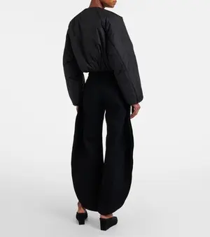Alaïa Faded Barrel-leg Jeans